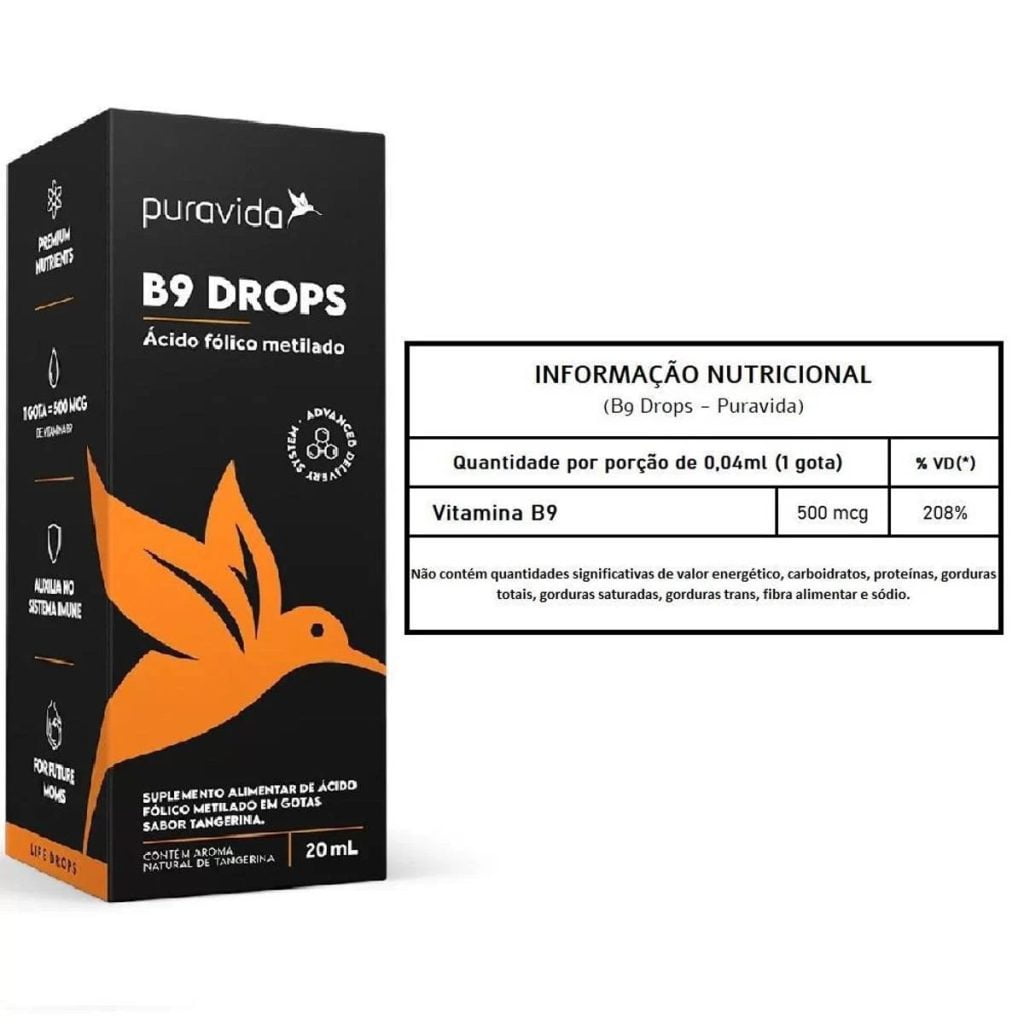 B9 Drops – PURA VIDA – Kaizen Saúde Integral